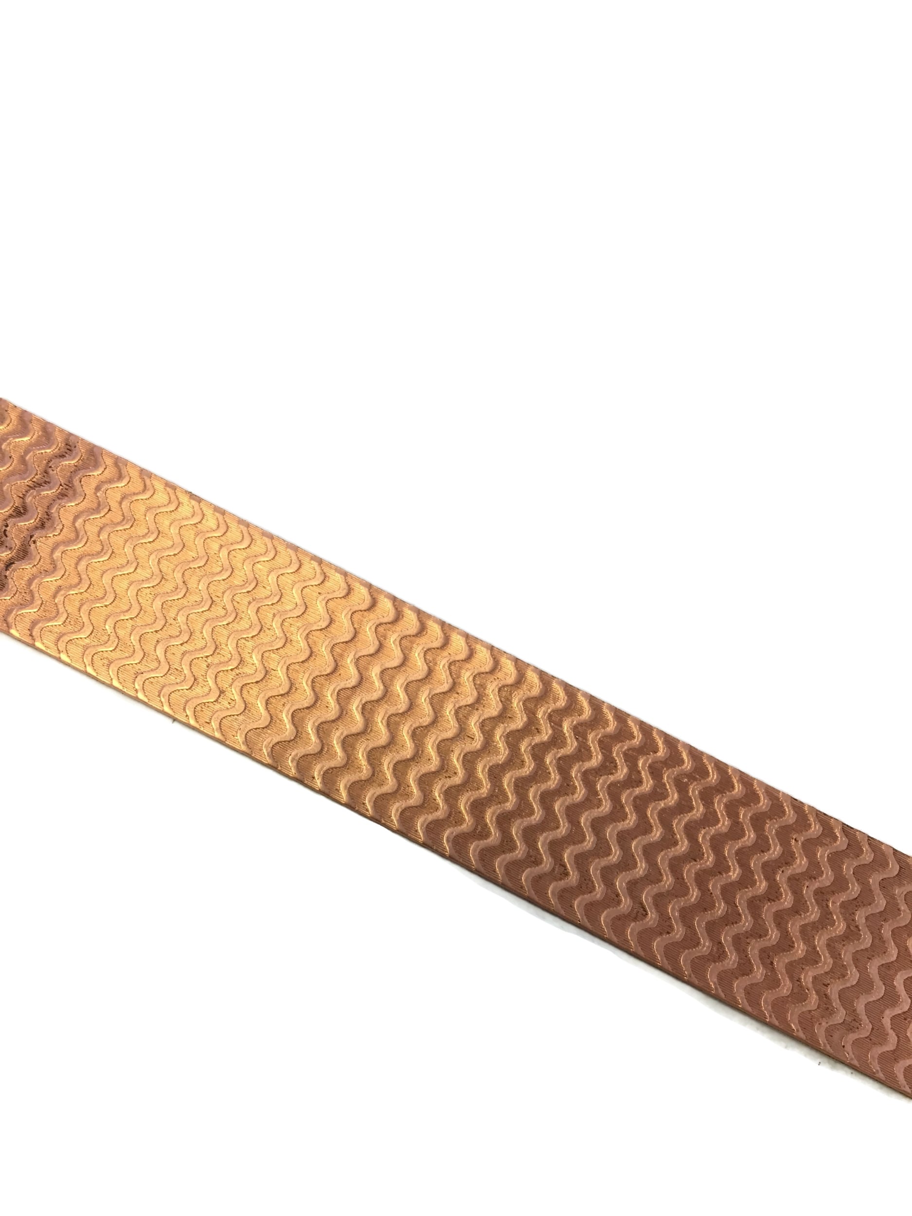 Potter USA - Fine Tools. Squiggly Lines Copper Strip 1ft