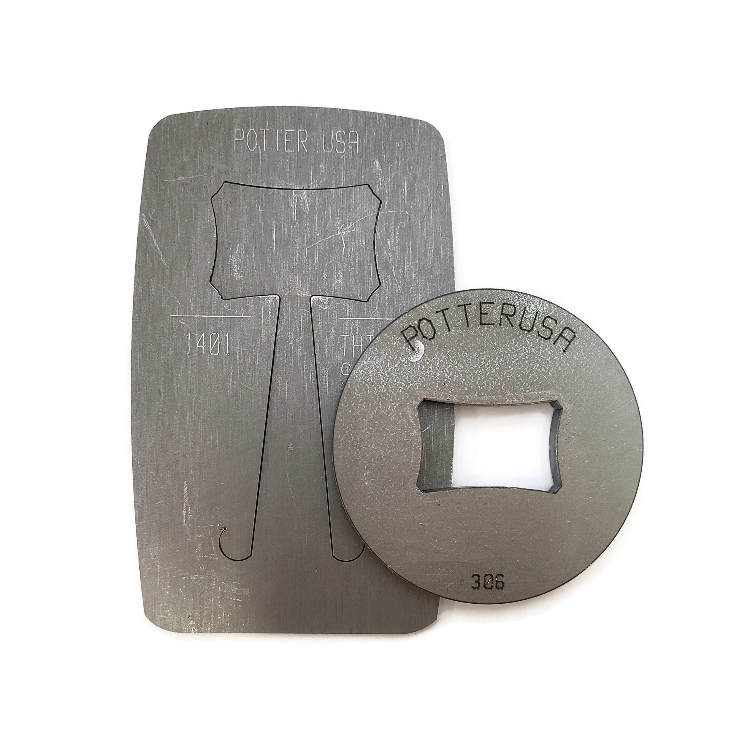 Potter USA - Fine Tools. Pancake & Silhouette Die Bundle: Concave Rectangle