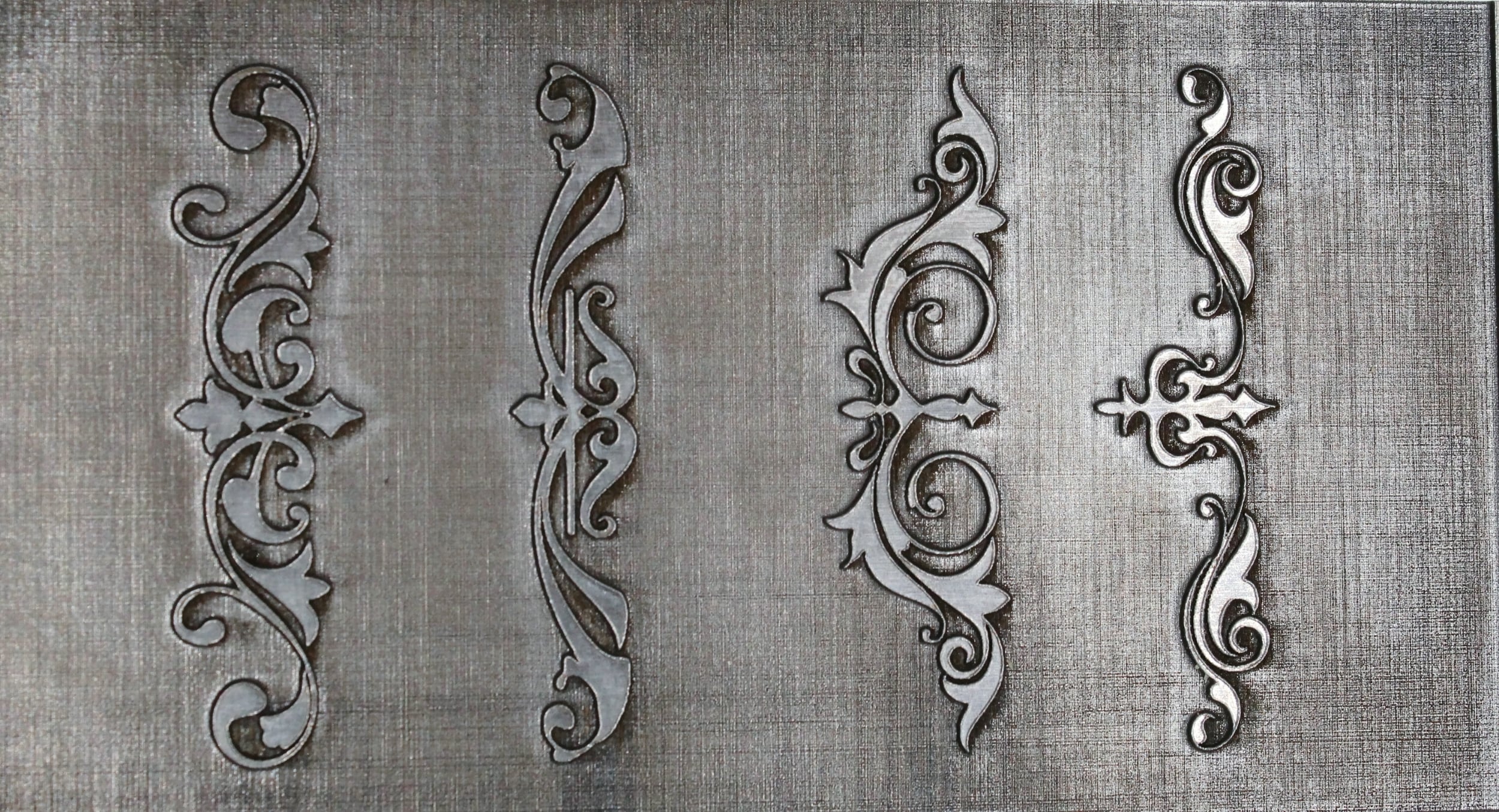 Potter USA - Fine Tools. Pattern Plate RMP188 Gothic Flourishes