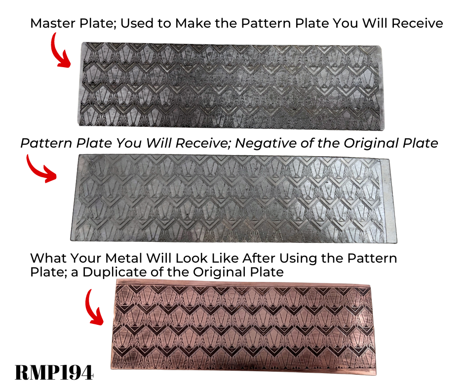 Potter USA - Fine Tools. Pattern Plate RMP194 Gatsby Wallpaper