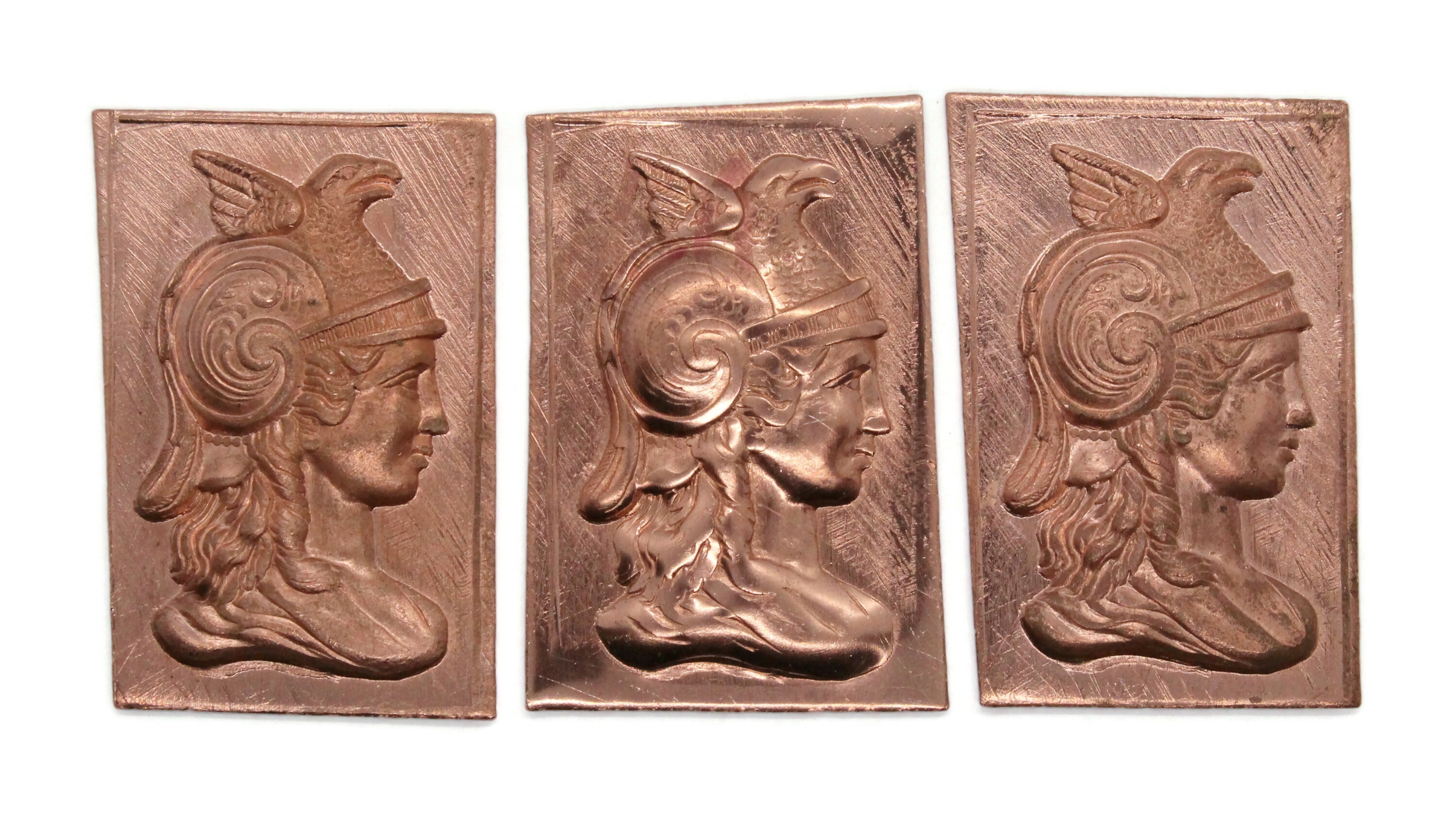 Potter USA - Fine Tools. Copper Stamping Eagle Warrior