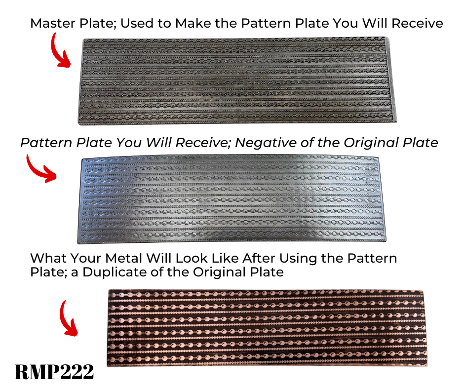 Potter USA - Fine Tools. Pattern Plate RMP222 Beads