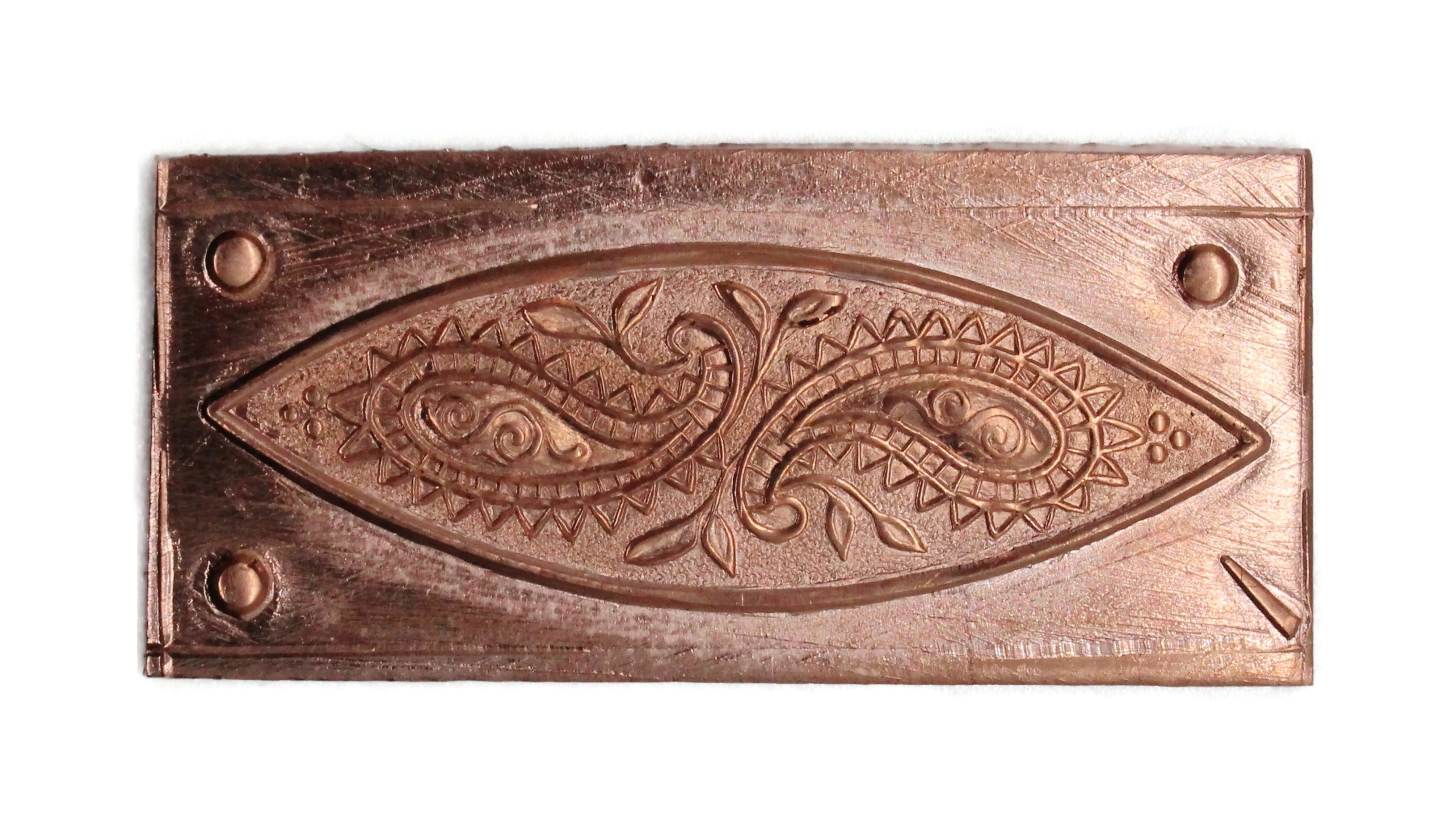 Potter USA - Fine Tools. Copper Stamping Double Paisley