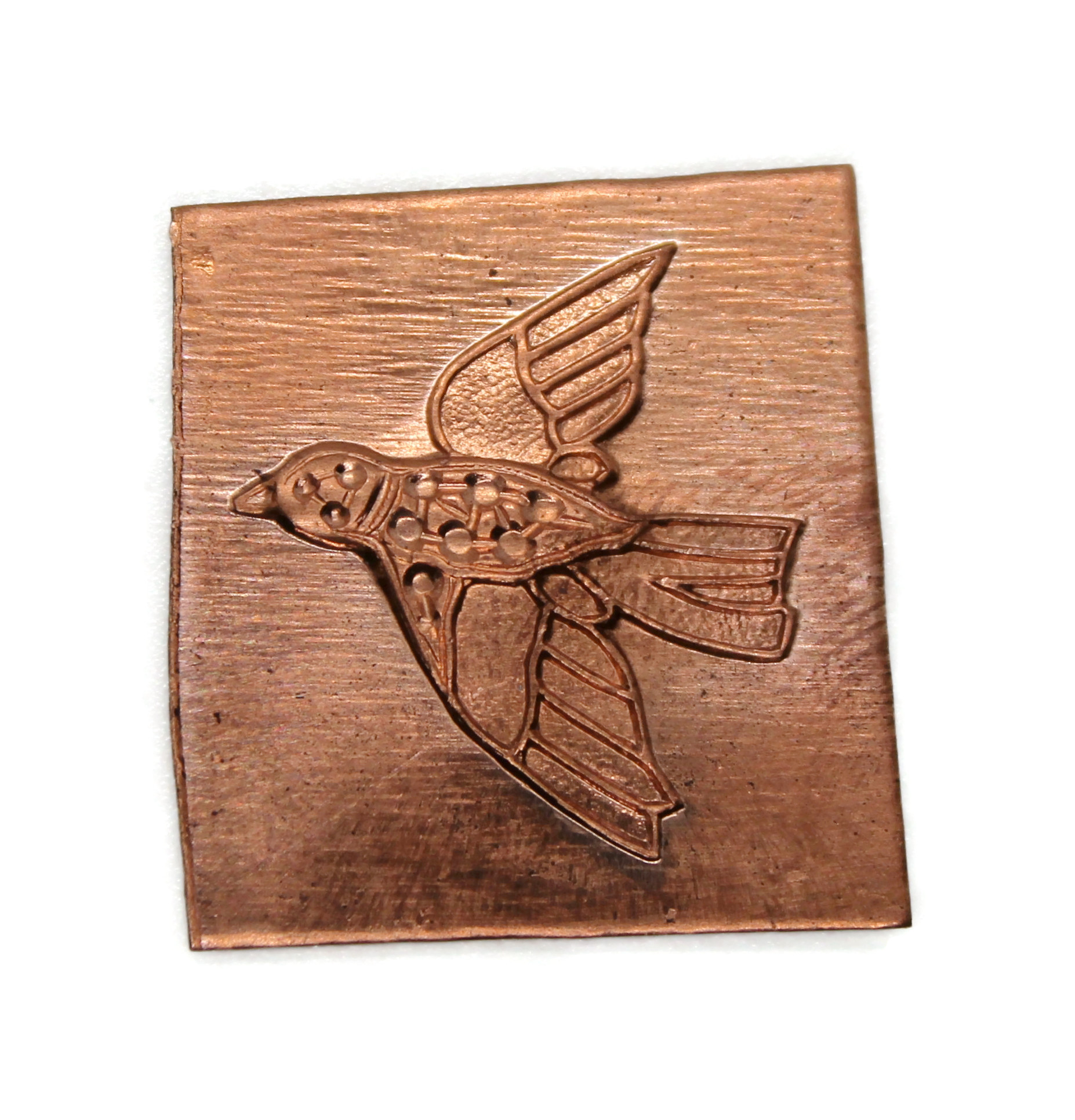 Potter USA - Fine Tools. Copper Stamping Small Bird