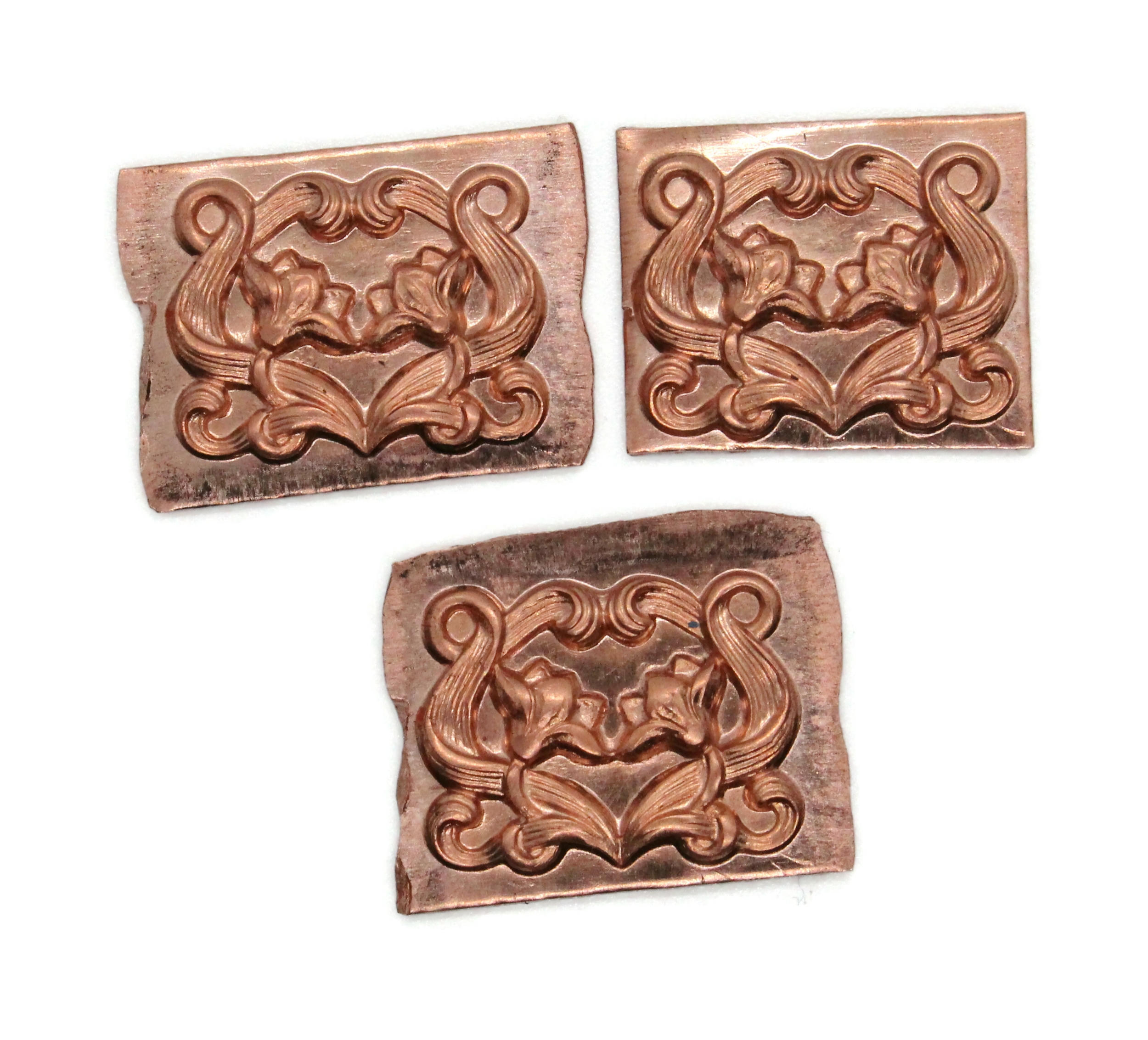 Potter USA - Fine Tools. Copper Stamping Nouveau Flowers