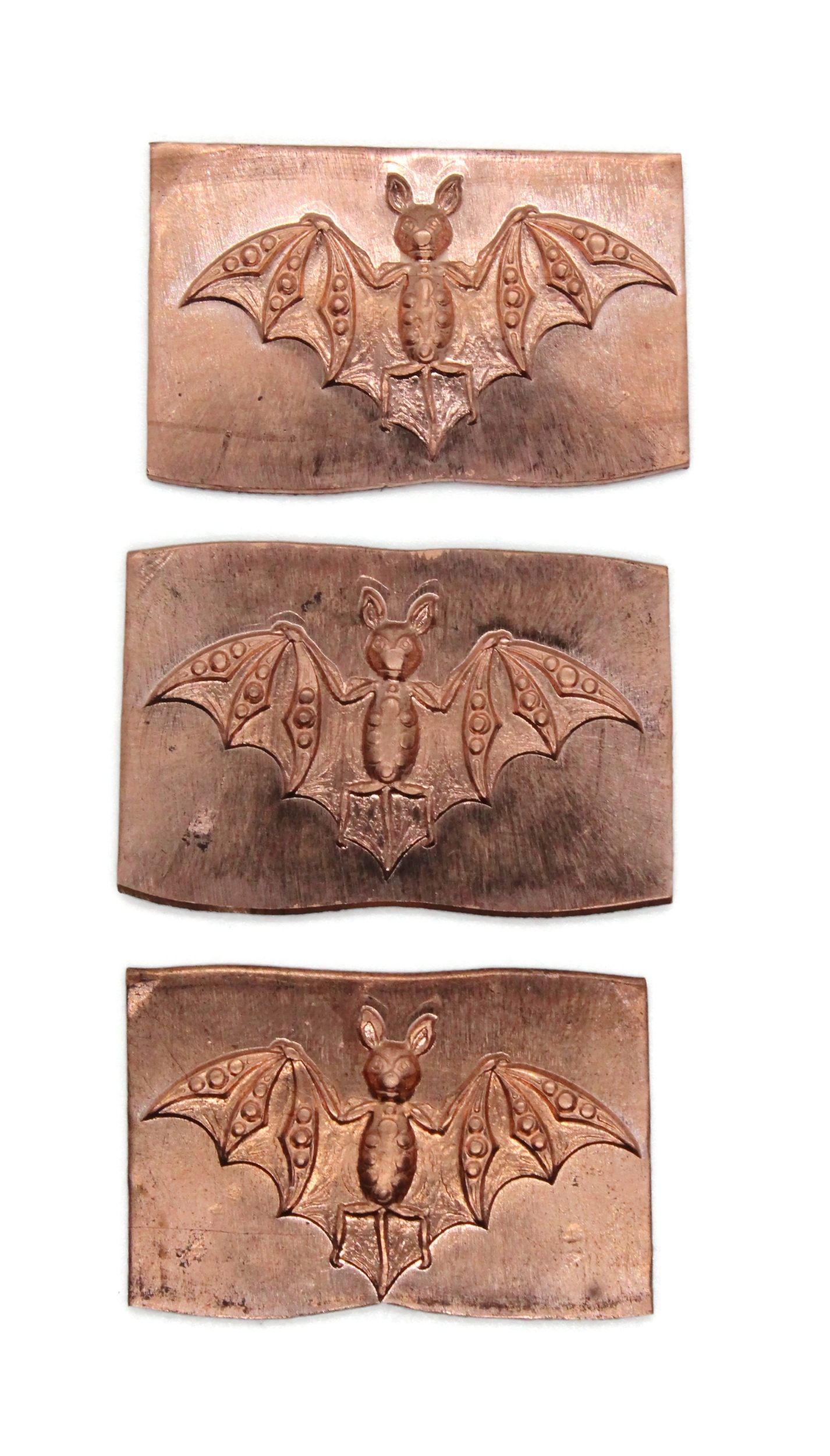 Potter USA - Fine Tools. Copper Stamping Beaded Bat