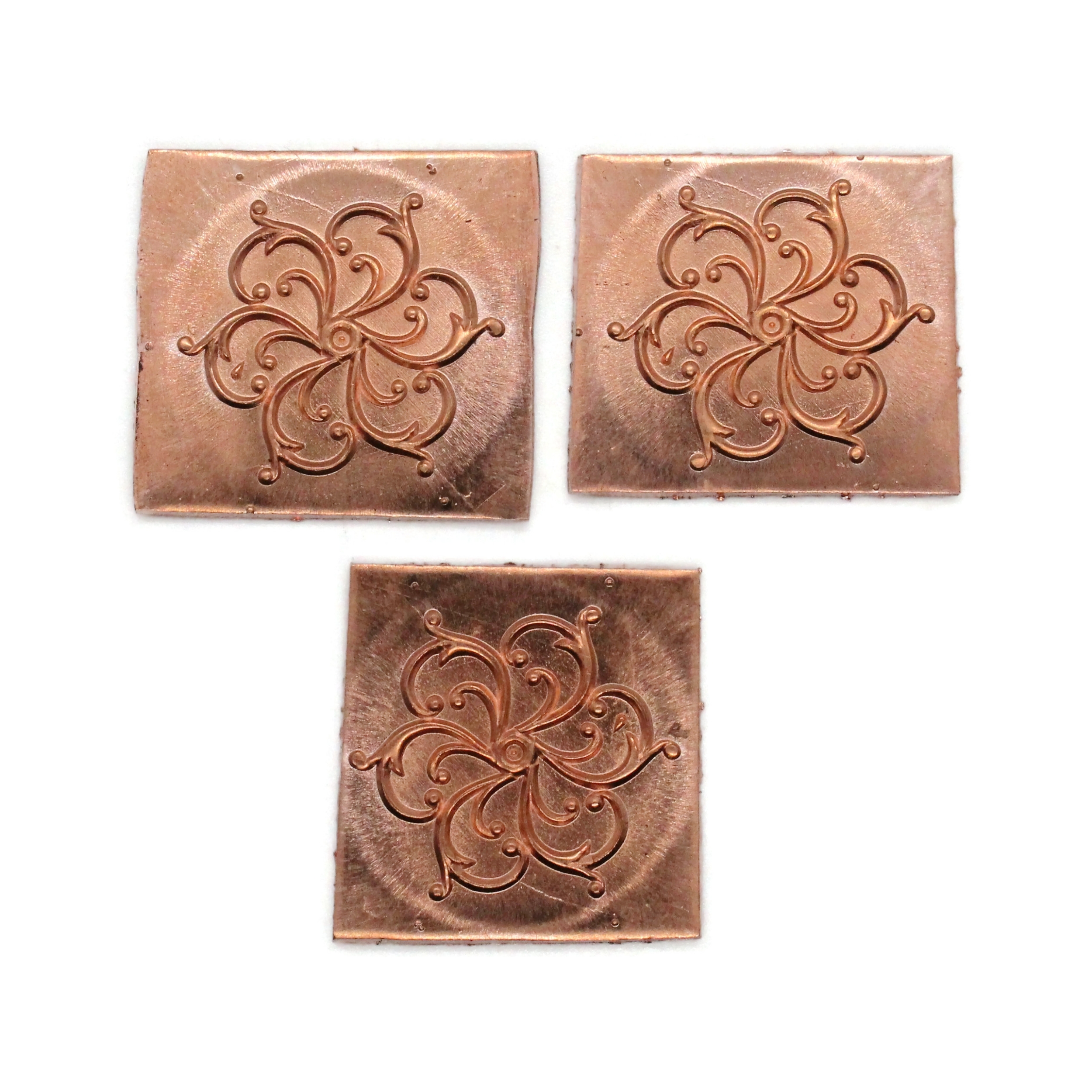 Potter USA - Fine Tools. Copper Stamping Swirl Flower