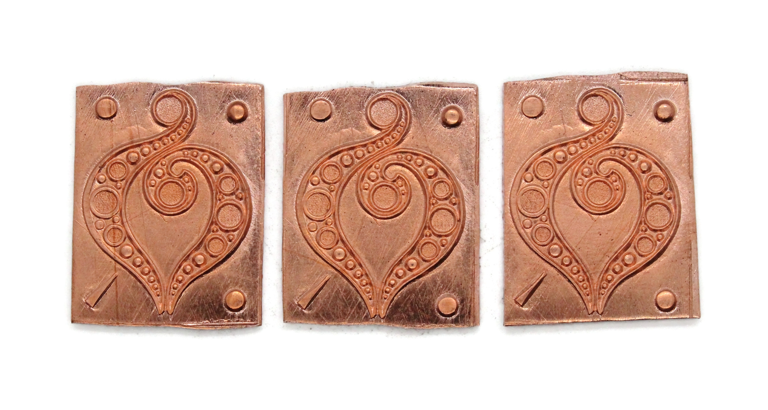 Potter USA - Fine Tools. Copper Stamping Tendril Settings