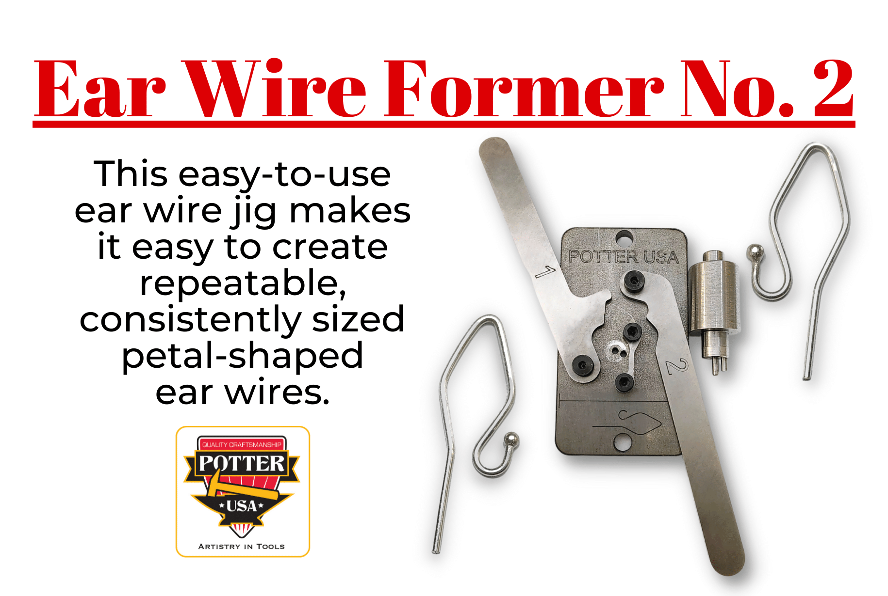 Potter USA - Fine Tools. Ear Wire Former No.2