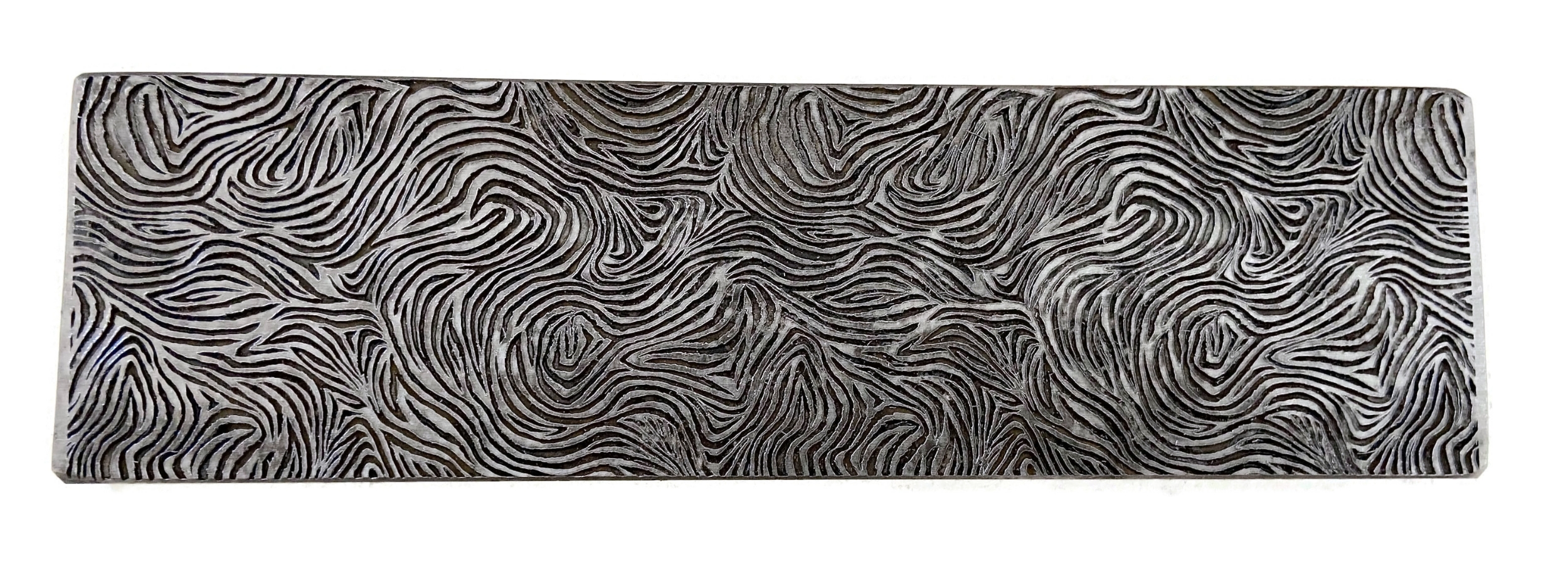 Potter USA - Fine Tools. Pattern Plate RMP292 Warped Zebra