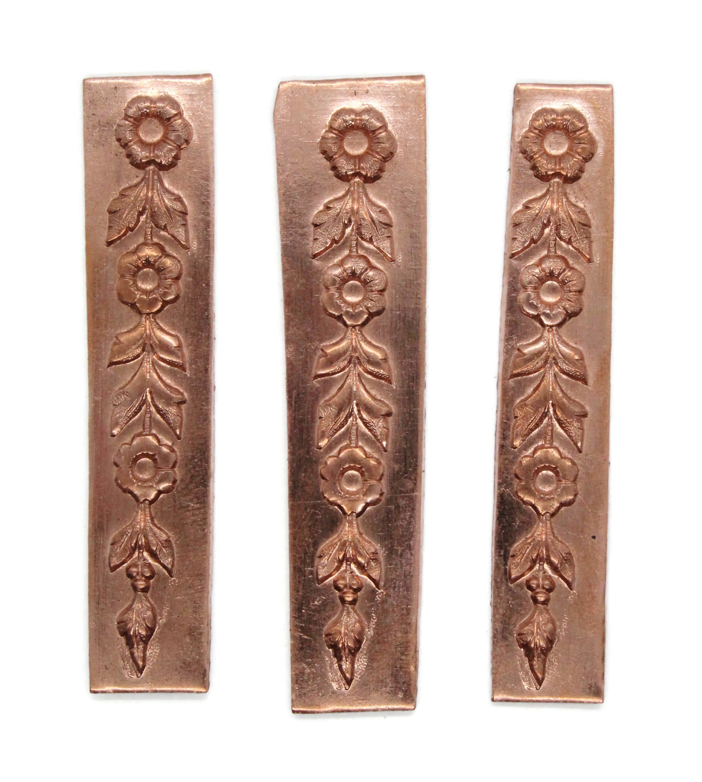 Potter USA - Fine Tools. Copper Stamping Flower Chain with Settings