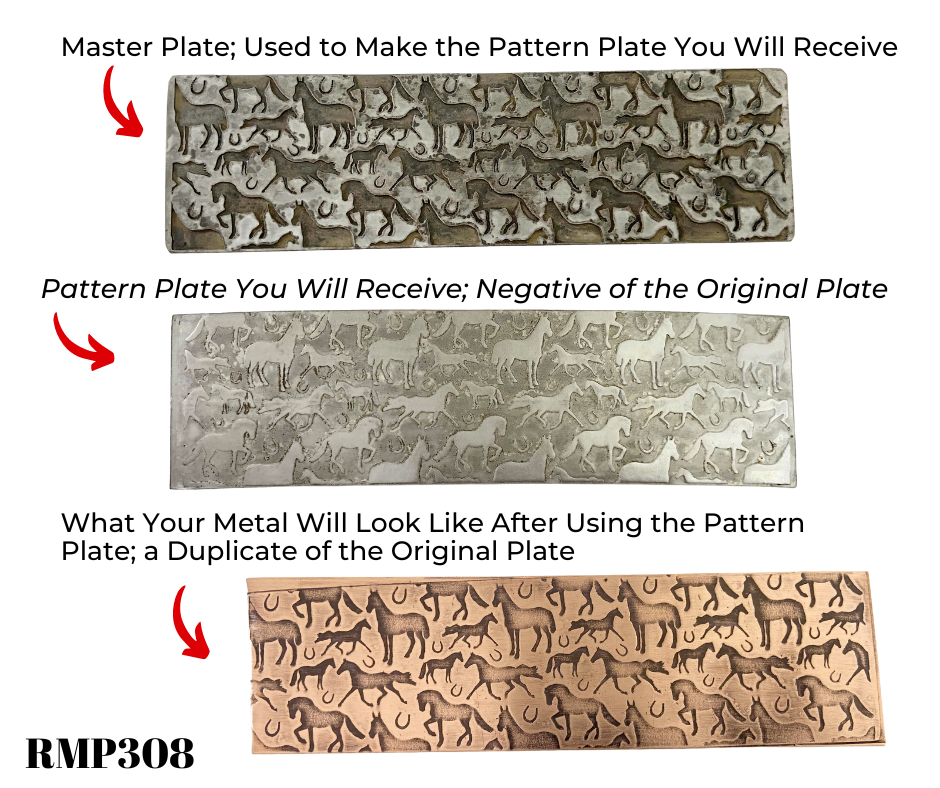 Potter USA - Fine Tools. Pattern Plate RMP307 Lace