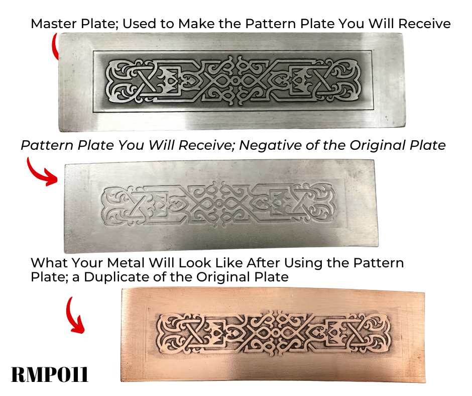 Potter USA - Fine Tools. Pattern Plate Celtic Flourish RMP011