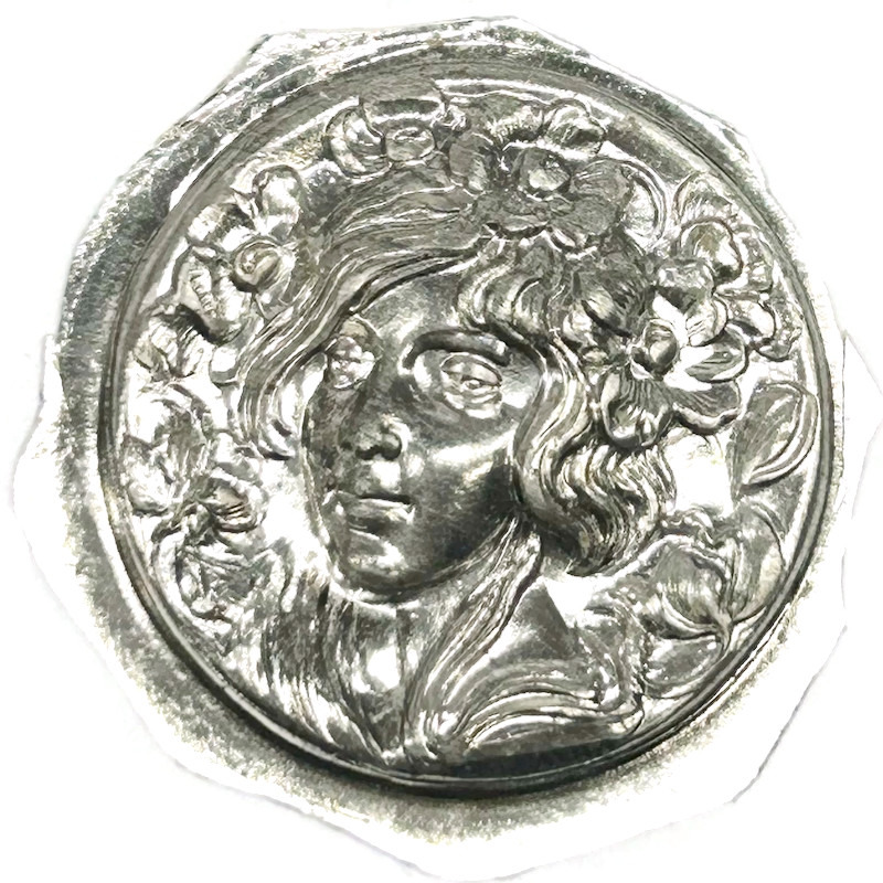 Potter USA - Fine Tools. Sterling Silver Stamping "Woman with Flowers ...