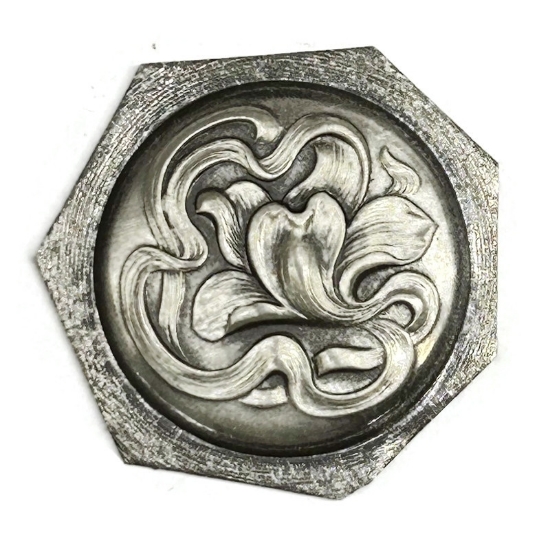 Potter USA - Fine Tools. Sterling Silver Stamping "Swirly Flower"