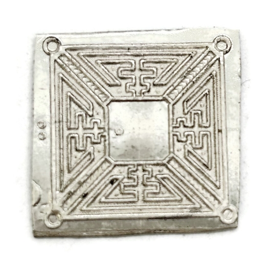 Potter USA - Fine Tools. Fine Silver Stamping "Square Enamel Design"