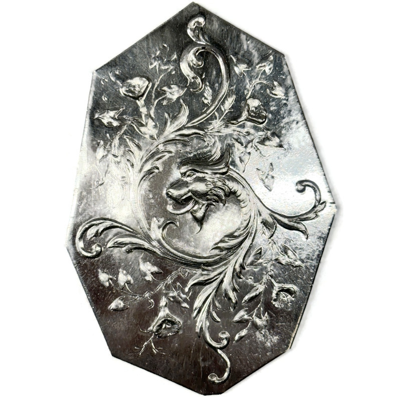 Potter USA - Fine Tools. Sterling Silver Stamping "Dragon w/ Flowers ...