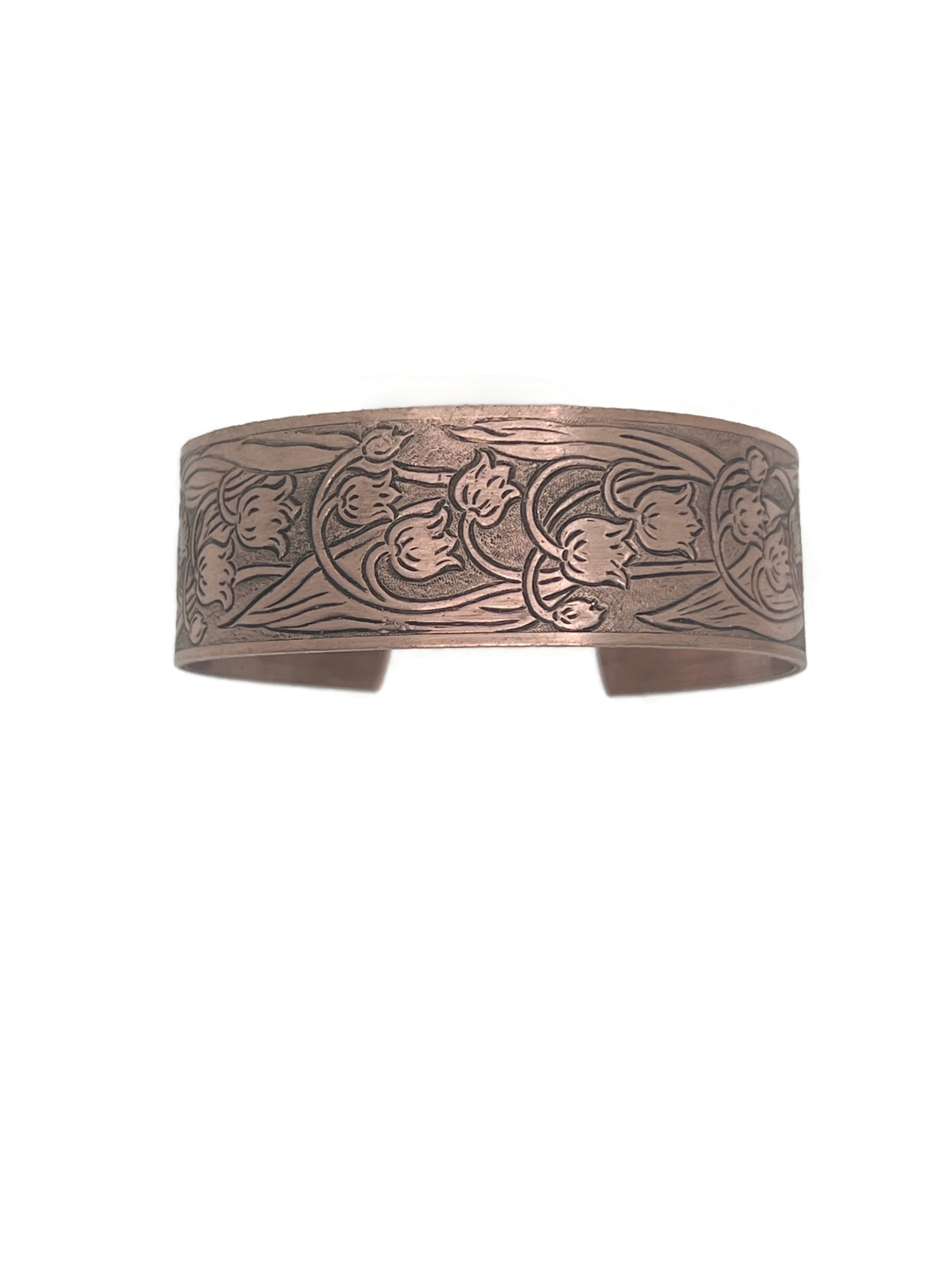 Potter USA - Fine Tools. Large Lillies copper cuff
