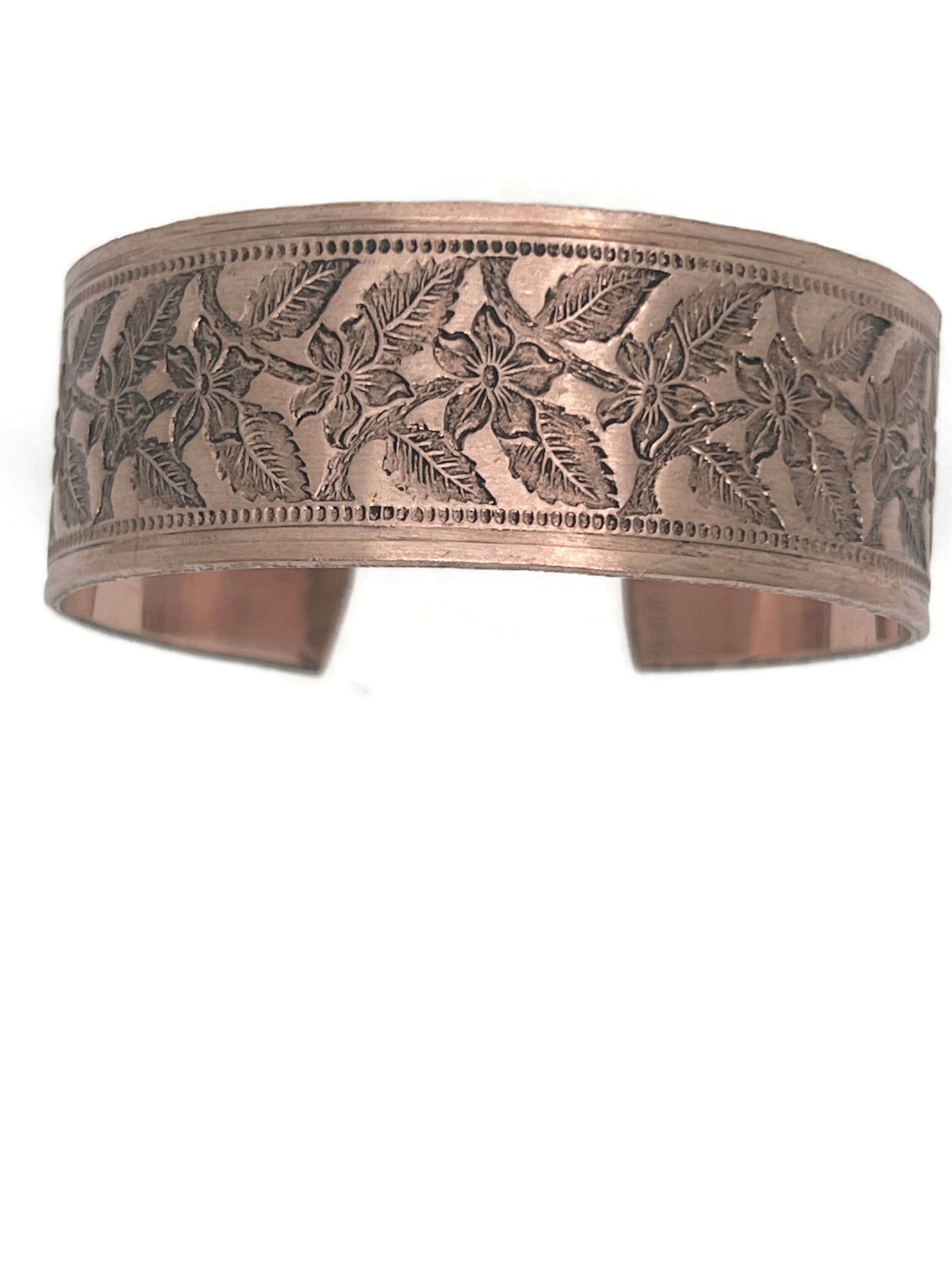 Potter USA - Fine Tools. Interlocking Flowers Copper Cuff