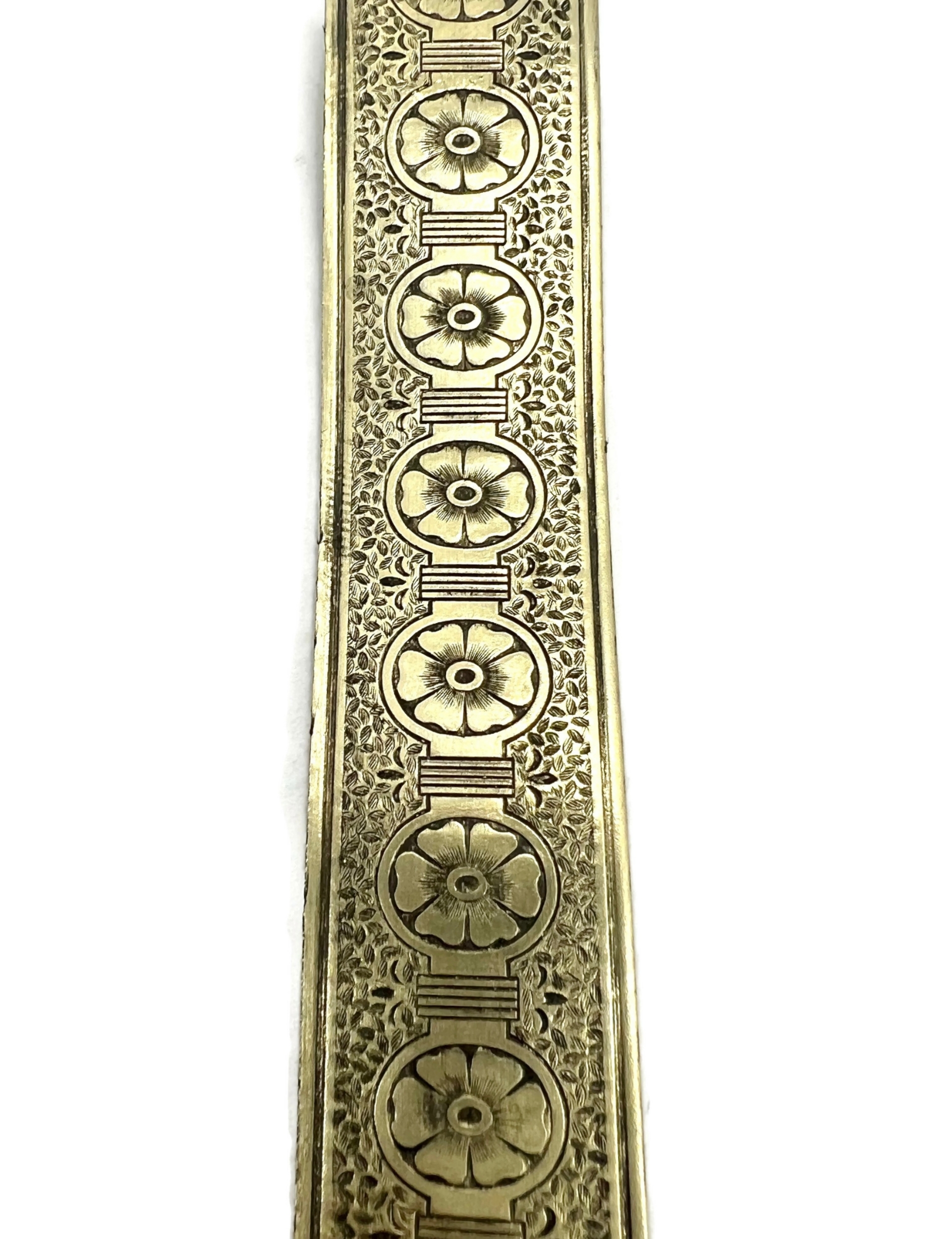 Potter USA - Fine Tools. Victorian Flowers Brass