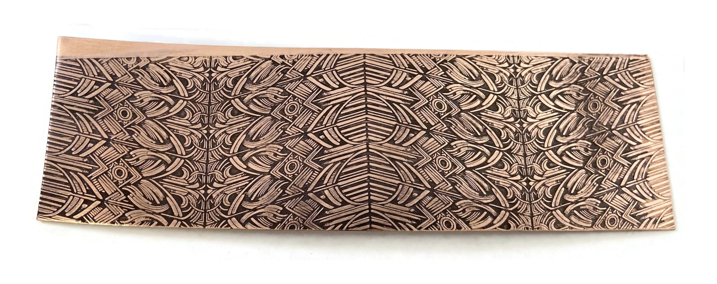 Potter USA - Fine Tools. Pattern Plate RMP347 Chevron Tapestry