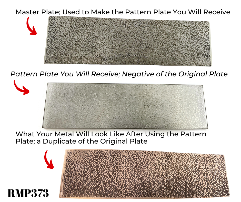 Potter USA - Fine Tools. Pattern Plate RMP373 Stingray Skin