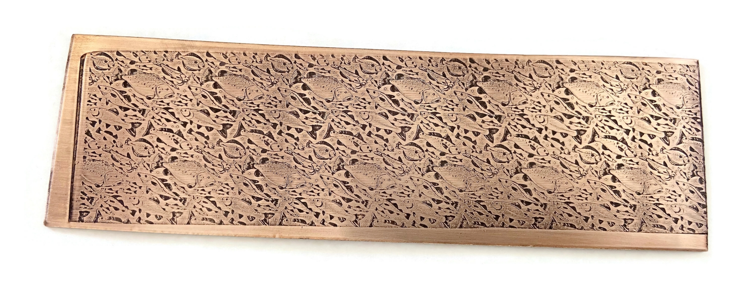 Potter USA - Fine Tools. Pattern Plate RMP 381 So Many Fish