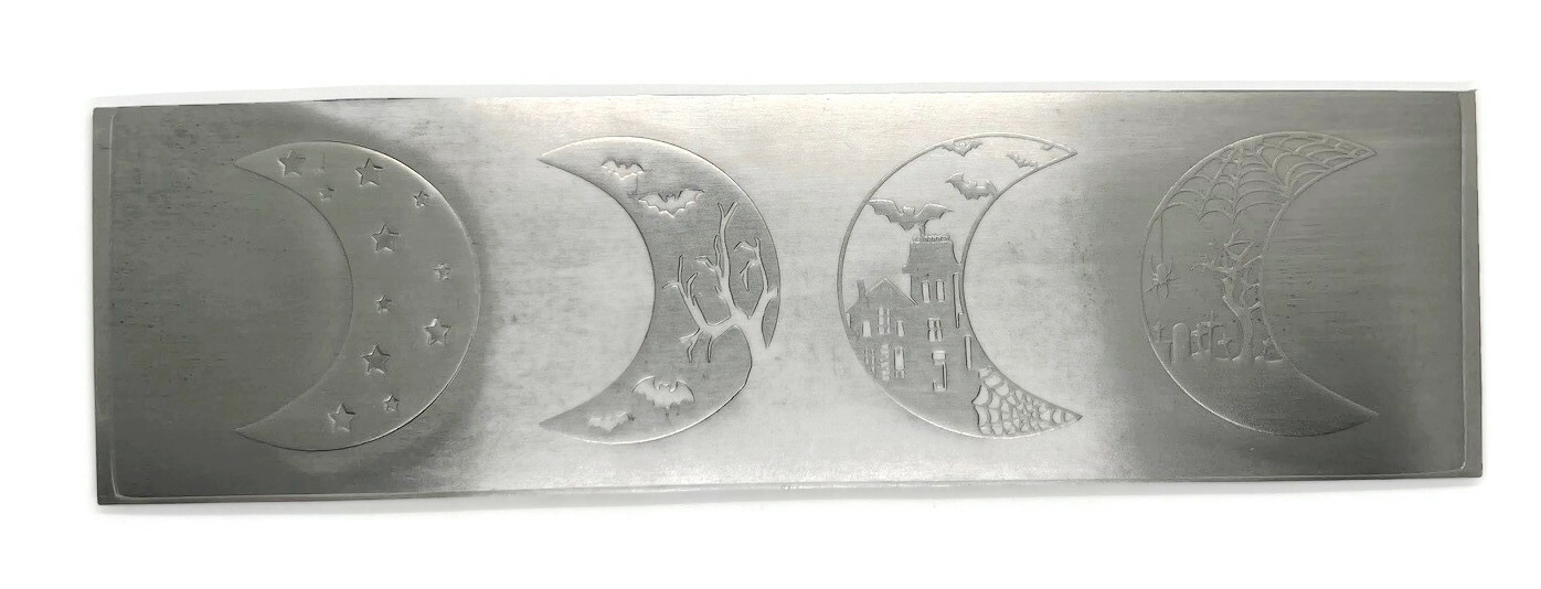 Potter USA - Fine Tools. Pattern Plate RMP321 Spooky Moons