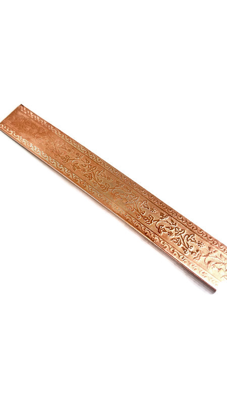 Potter USA - Fine Tools. Engraved textile pattern copper wire