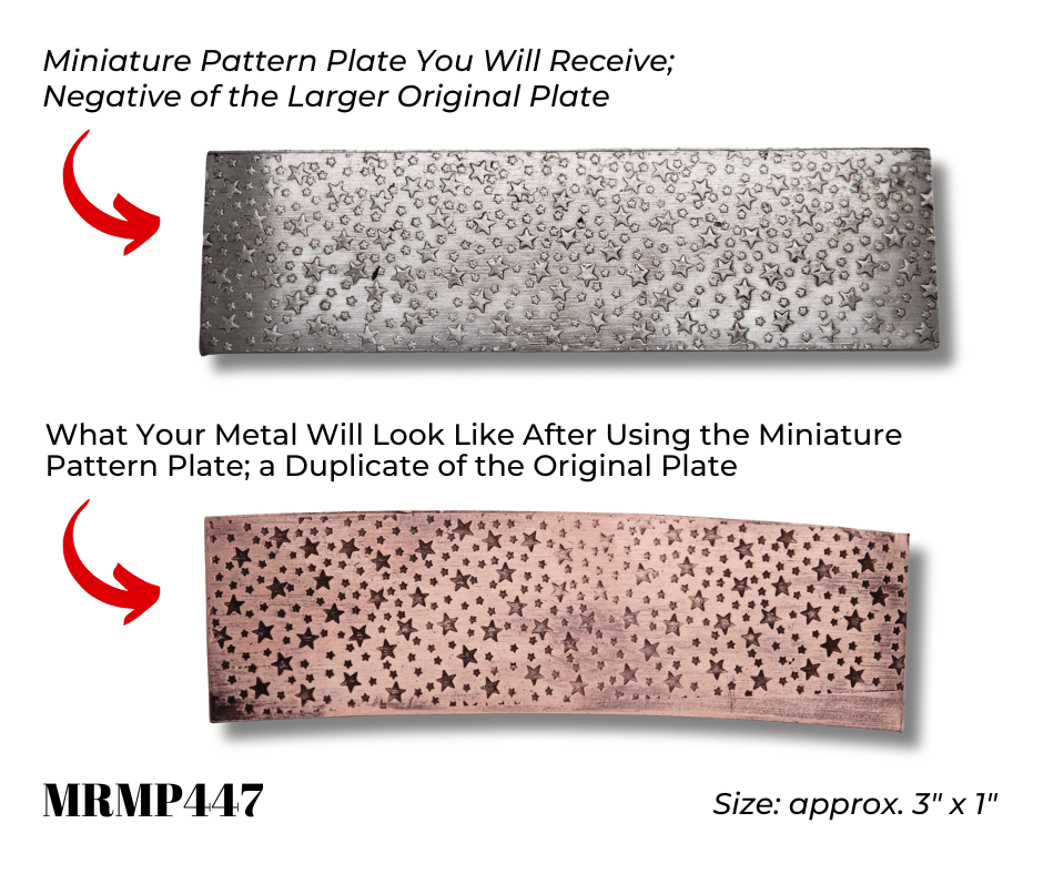 Potter USA - Fine Tools. Mini Pattern Plate MRMP447 Sky Full of Stars